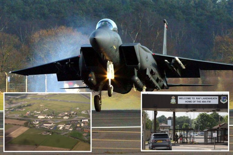 Unidentified drones spotted over three British military bases used by ...