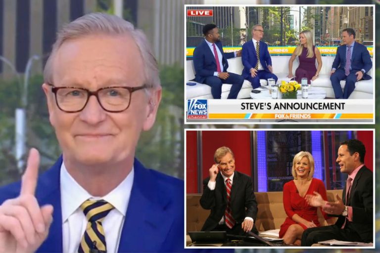 Longtime ‘Fox & Friends’ anchor Steve Doocy tearfully announces major ...