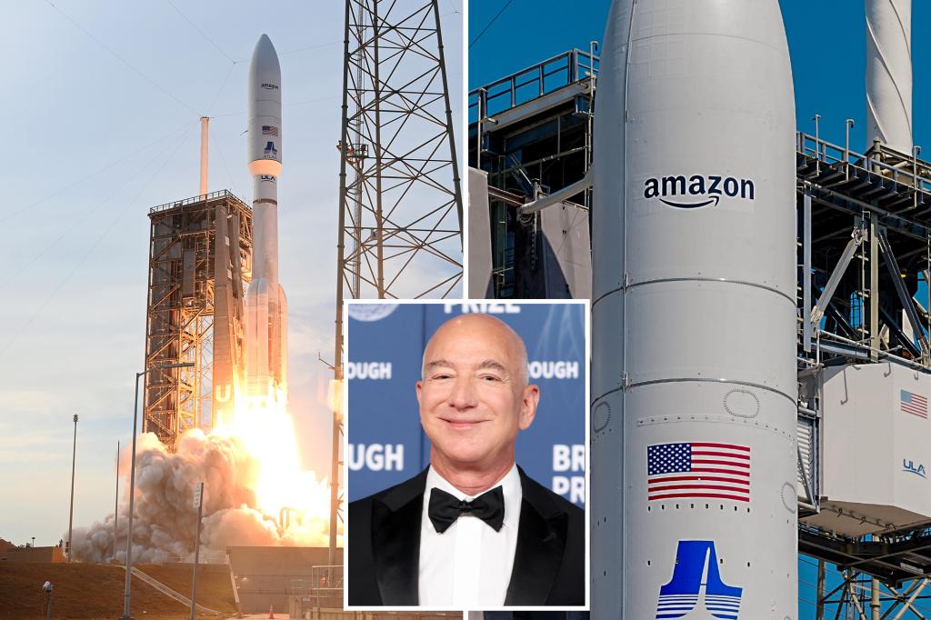 Amazon takes first step toward satellite internet service to rival Elon ...