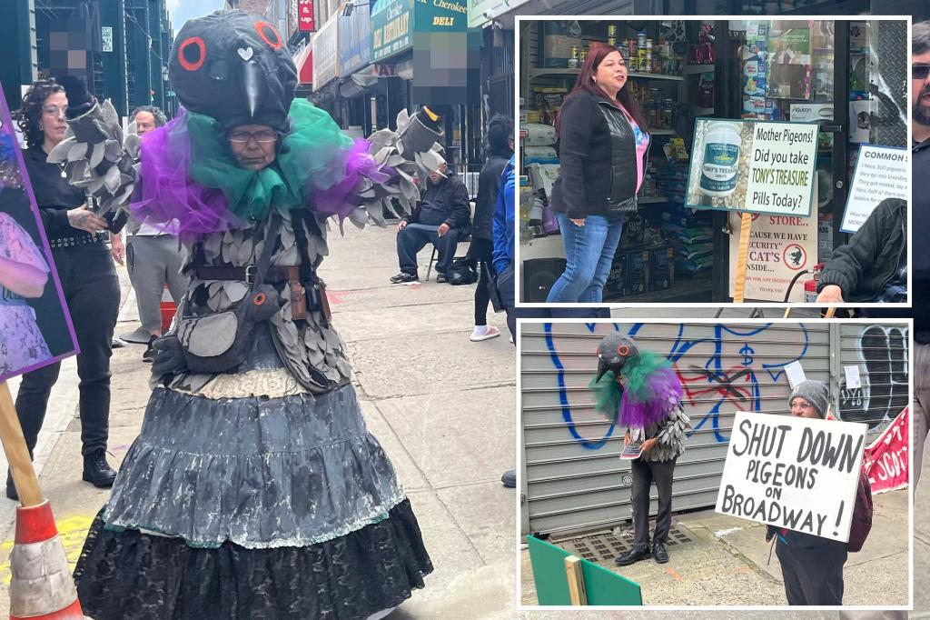 Costumed activists protest against NYC pet shop as police work to ease ...