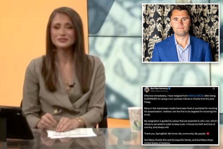 Illinois TV anchor Beni Rae Harmony steps down after suspension for ...