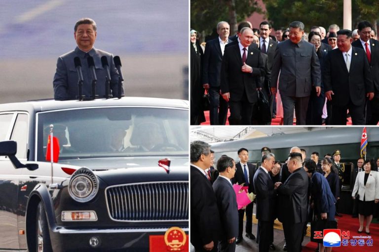 Xi in China leads the biggest military parade ever with Putin and Kim ...