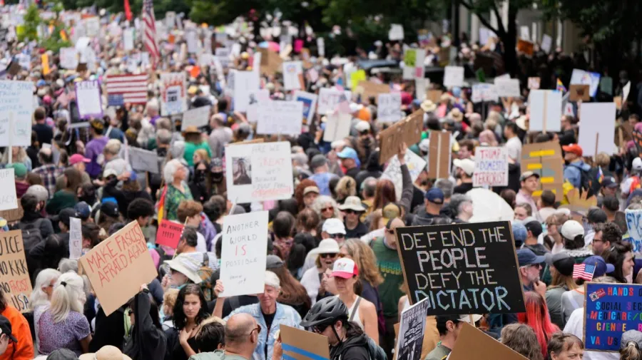 ‘No Kings’ protesters dislike what Trump is doing to America, not ...
