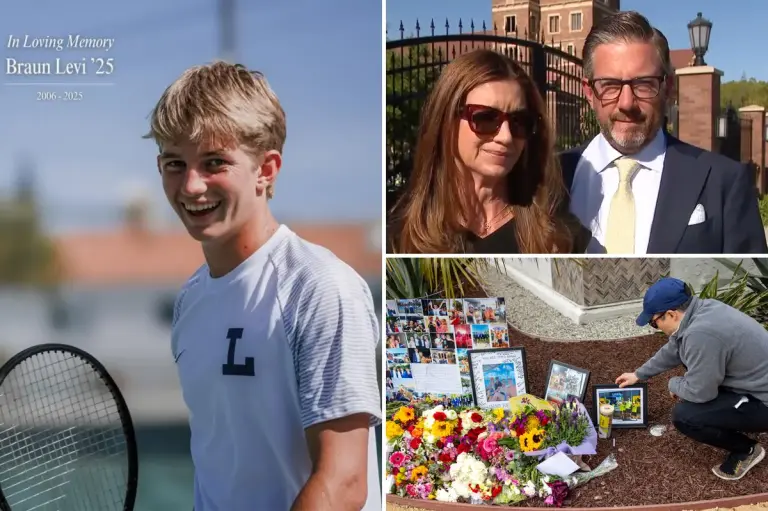 Parents of California high school tennis player Braun Levi sue for ...