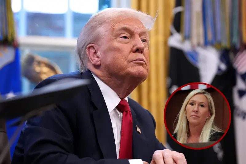 Trump reacts to MTG stepping down — ‘Marjorie changed for the worse ...