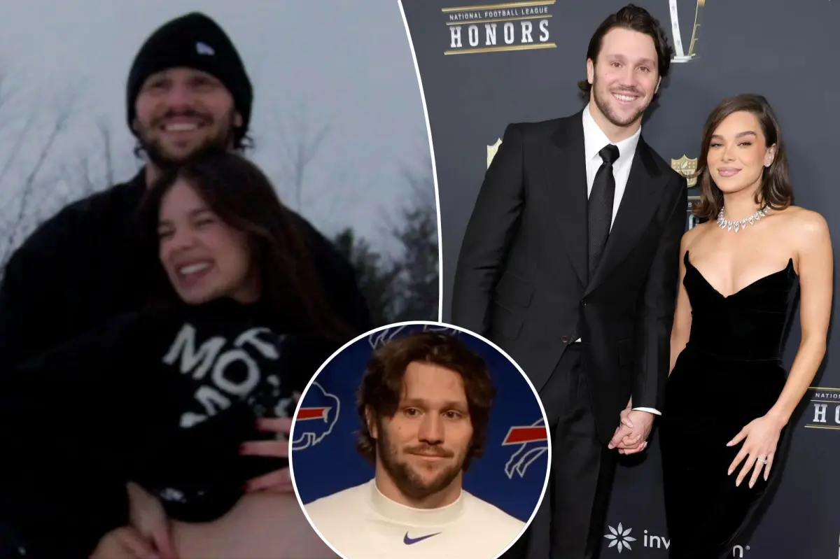Josh Allen touched by support following Hailee Steinfeld's pregnancy announcement | TotalNEWS