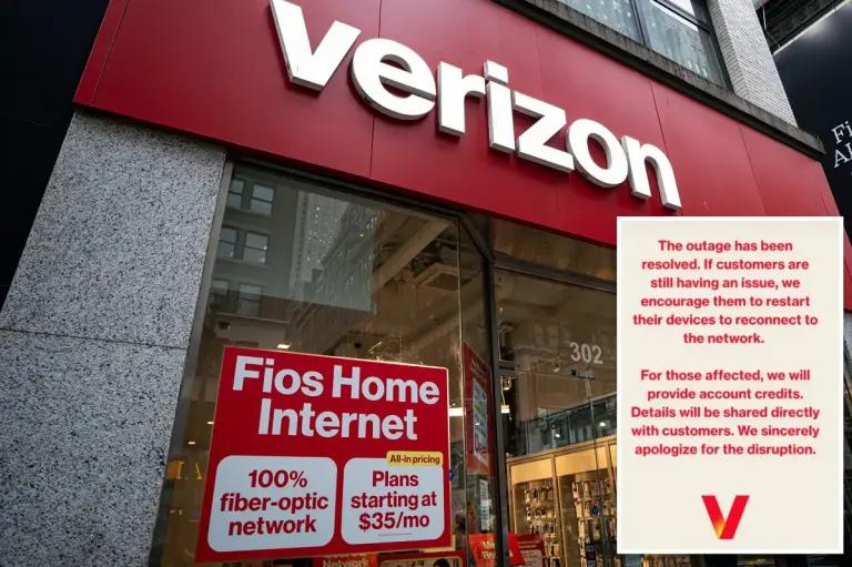 Verizon service disruption across the country fixed after a few hours ...