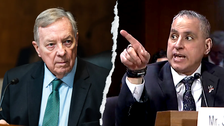 Senate hearing falls silent after mourning father challenges pro ...
