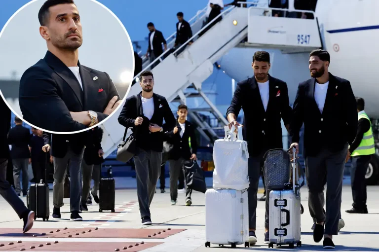 Iranian soccer players arrive in Tijuana for games at Sofi Stadium ...